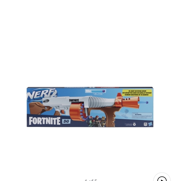 Hasbro | Toys | Nerf Fortnite Dg Dart Blaster 5 Darts Included | Poshmark